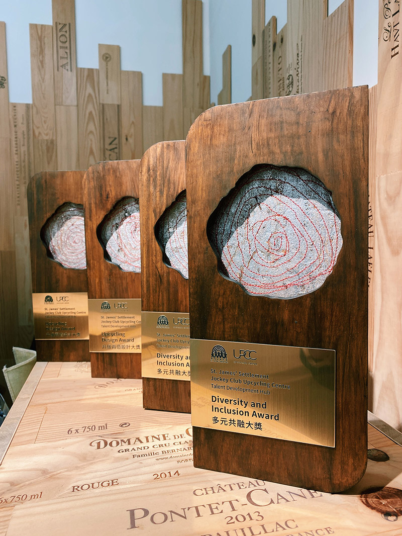 Hong Kong Smart Design Awards - Upcycling Social Inclusion Wallpaper Trophy